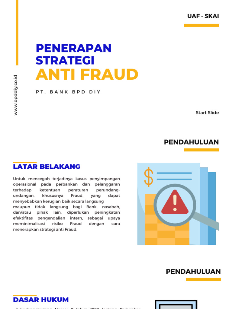Penerapan Strategi Anti Fraud di Bank | PDF
