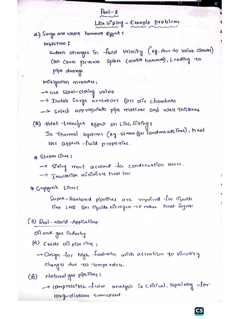 Line Sizing - PART-2 | PDF