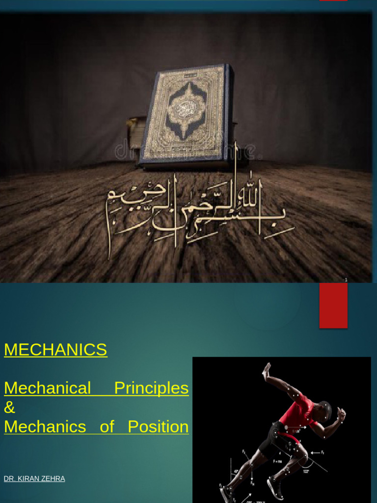 Lec4 Mechanics Kinee1.Pptx 1111 Kin | PDF | Force | Mass