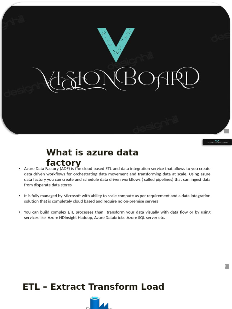 ADF - Intro and Components | PDF | Microsoft Azure | Microsoft Sql Server