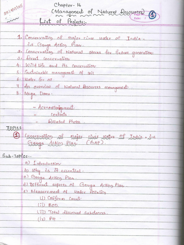 STD - 10 - Science - CH - 16 Project | PDF