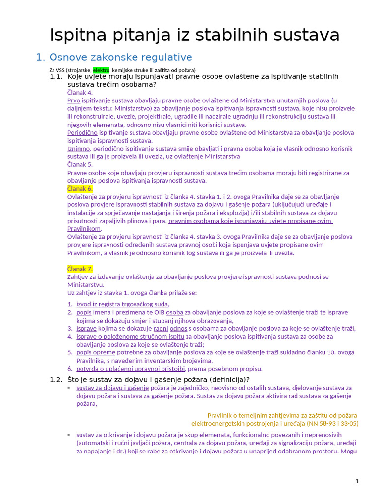 Pitanja I Odg Stabilni Sustavi v5 | PDF