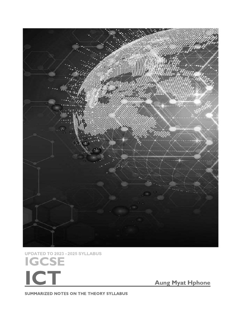 ICT Theory Notes Chapter 1-6 | PDF