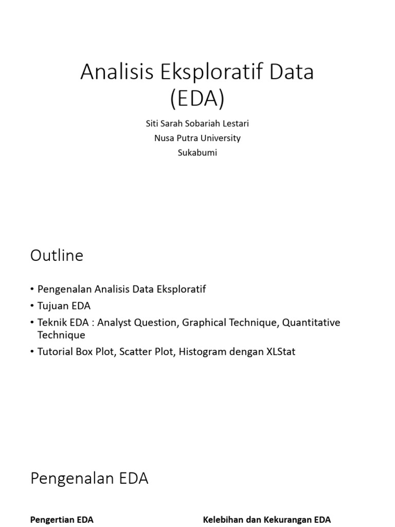 Analisis Eksploratif Data (EDA) | PDF