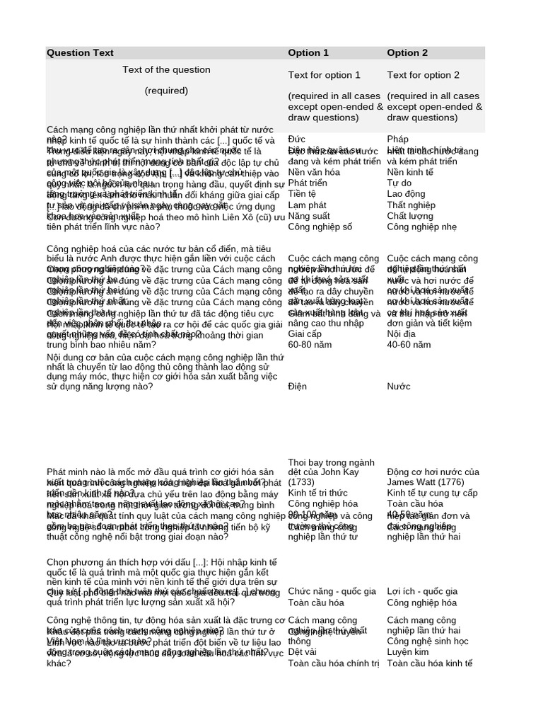 QuizizzSampleSpreadsheetUpdated v2 | PDF