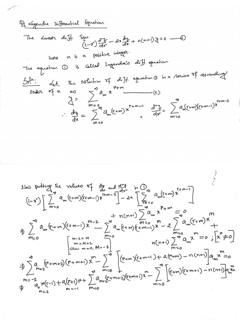 Math Legendre and Bessel | PDF