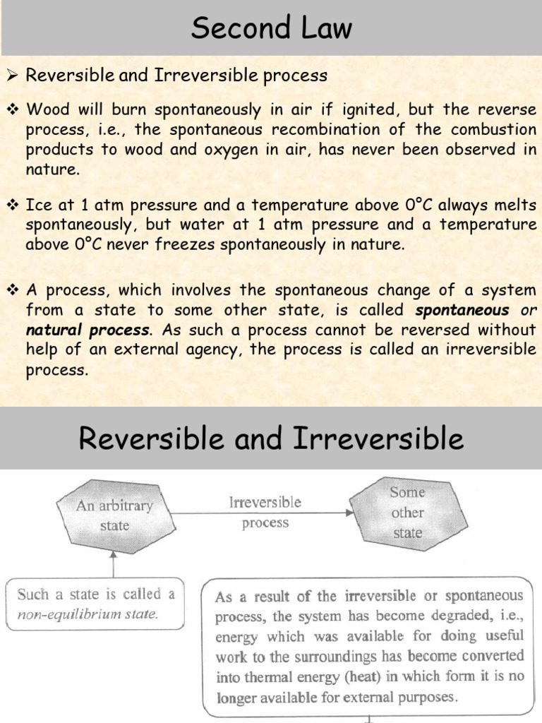 L2-Foundation-Second-Law | PDF | Gibbs Free Energy | Entropy