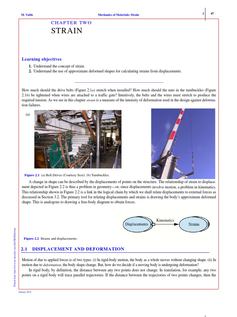 Understanding Strain in Mechanics | PDF | Deformation (Mechanics ...