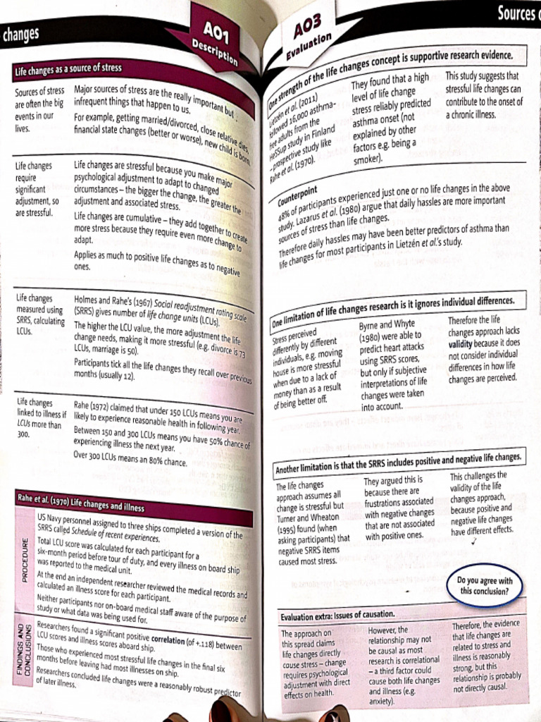 Stress - A Level Psychology | PDF