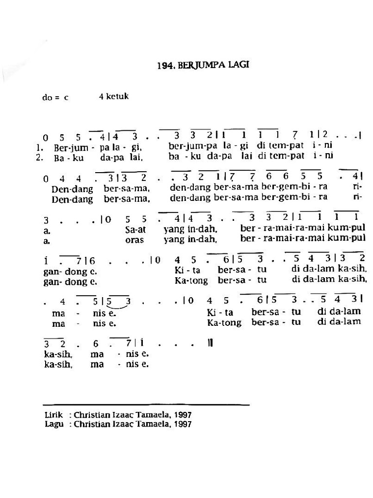 LAGU IBADAH PASKAH I 20 APRIL 2025 | PDF