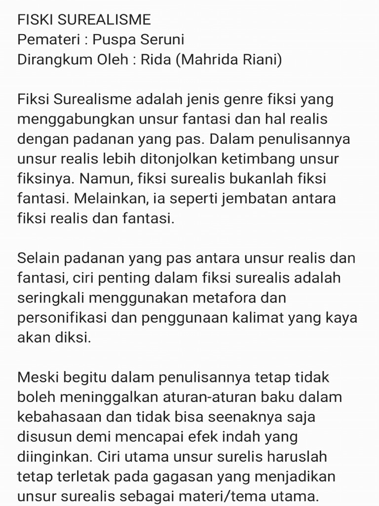 Rangkuman - Rida | PDF