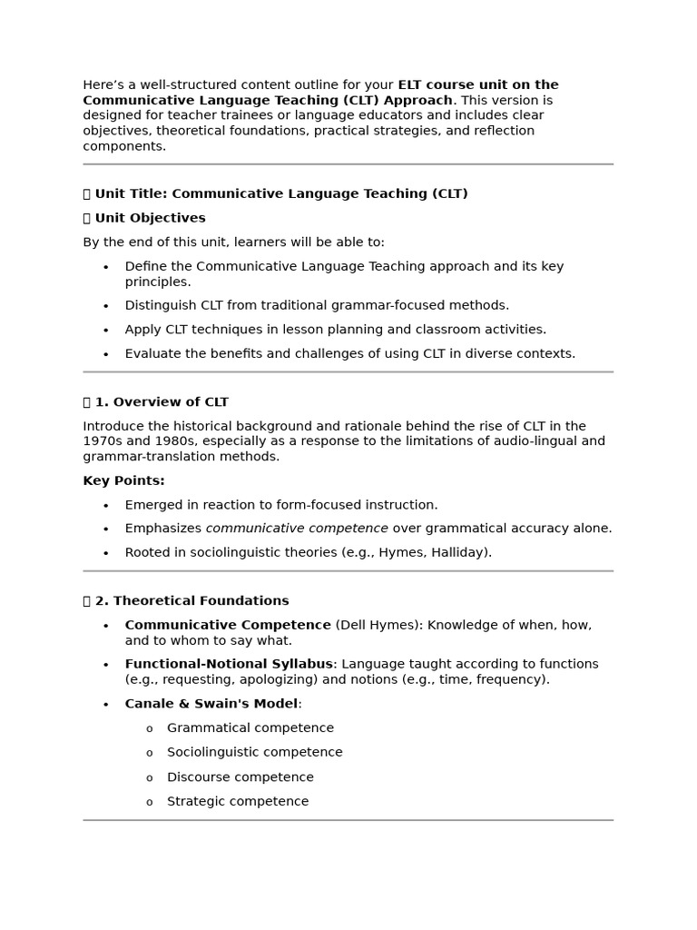 Communicative Approach and Task Based Learning | PDF | Language Education | Learning