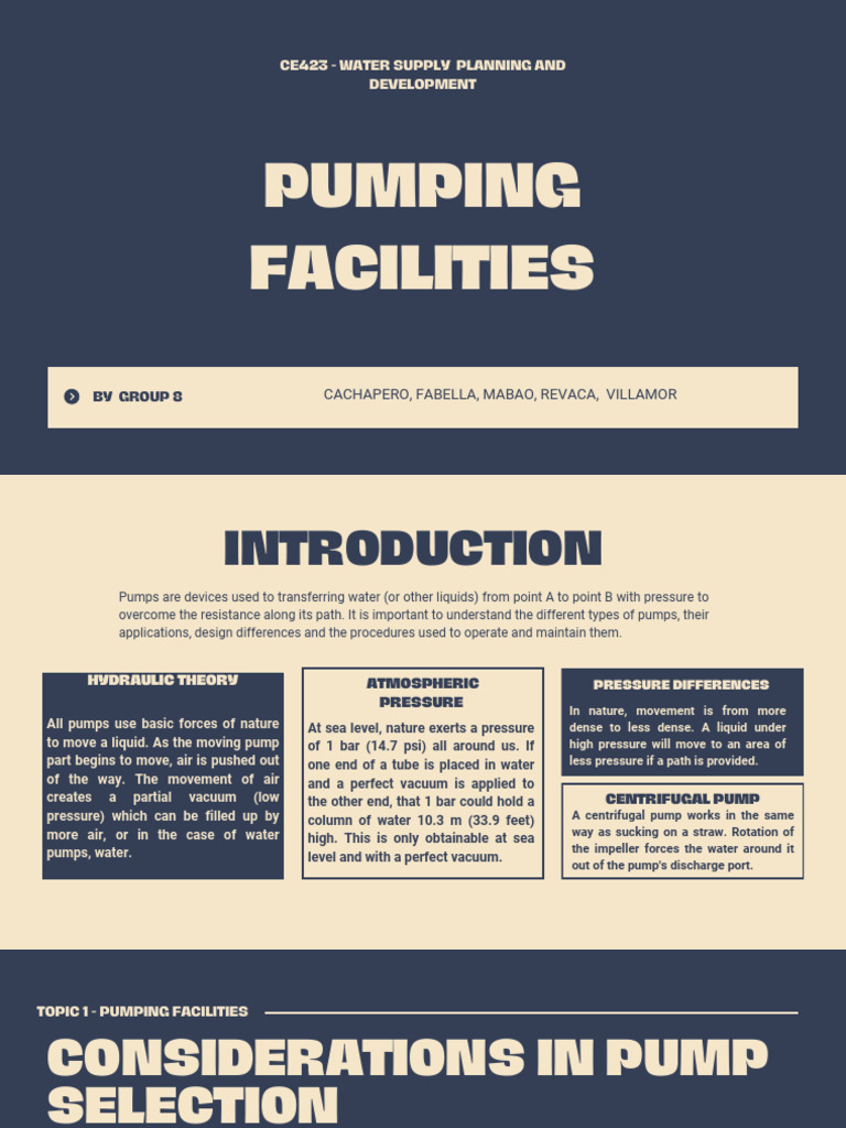Considerations in Pump Selection Terminology and Definitions | PDF ...
