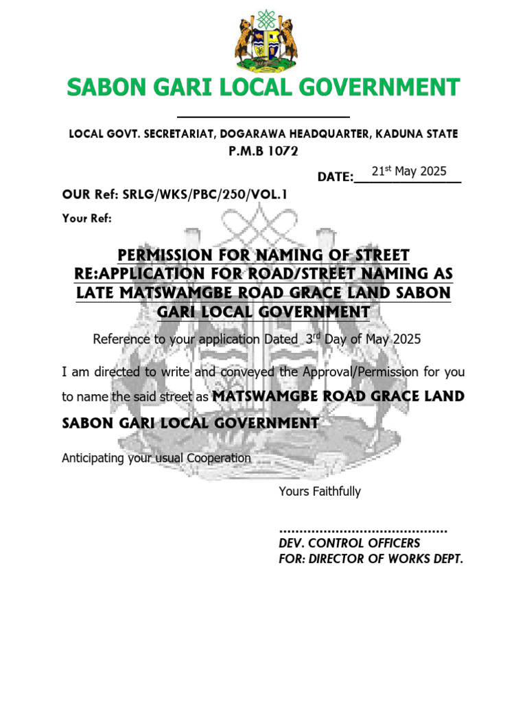 Sabon Gari Local Governmen6 | PDF