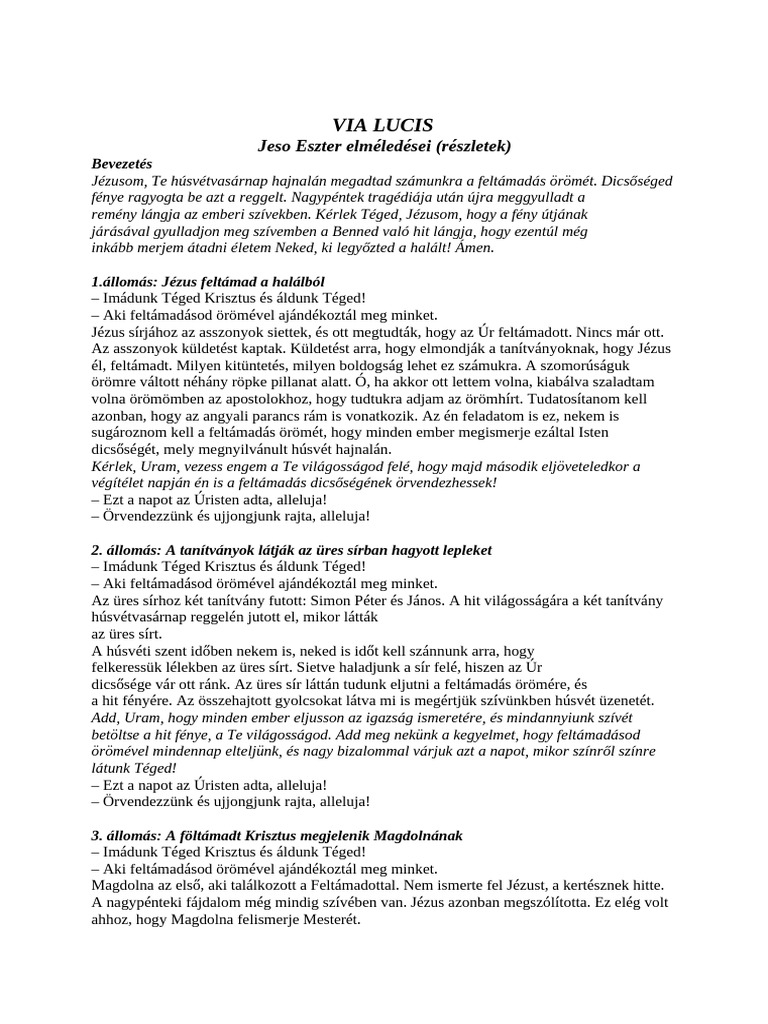 Via Lucis | PDF