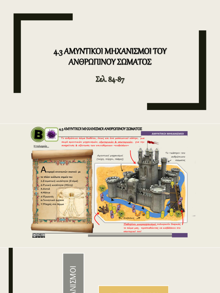 4.3 ΑΜΥΝΤΙΚΟΙ ΜΗΧΑΝΙΣΜΟΙ ΑΝΘΡΩΠΙΝΟΥ ΣΩΜΑΤΟΣ | PDF