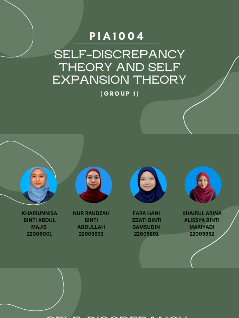 Self-Discrepancy and Self Expansion Theory | PDF | Mind–Body Problem ...