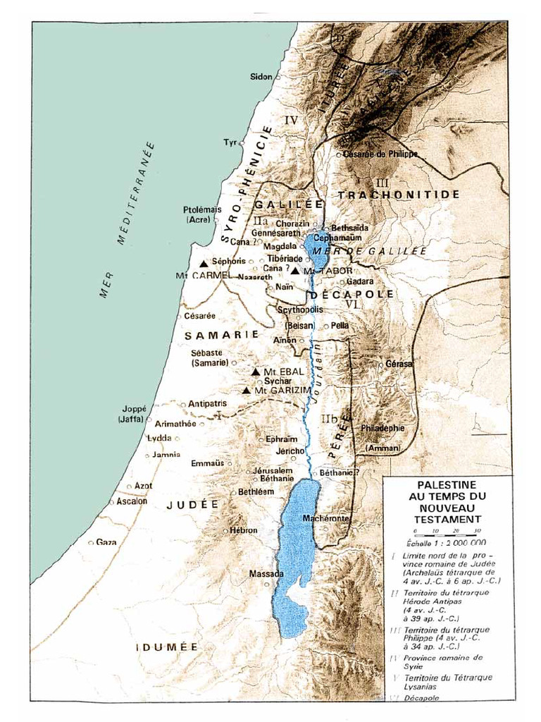Carte de La Palestine | PDF