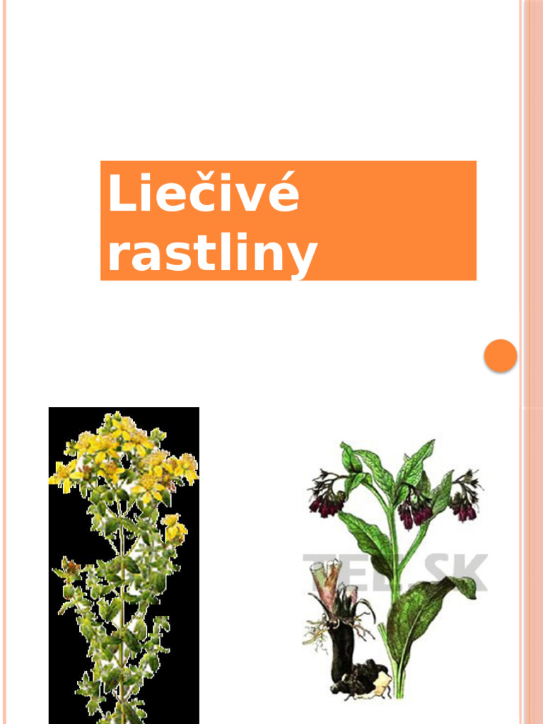 Liečivé, Jedovaté A Chránené Rastliny - Opak | PDF