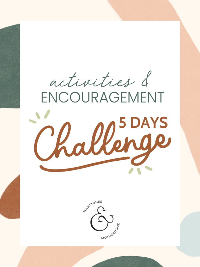 2023 Activities & Encouragement Challenge | PDF | Medical Diagnosis