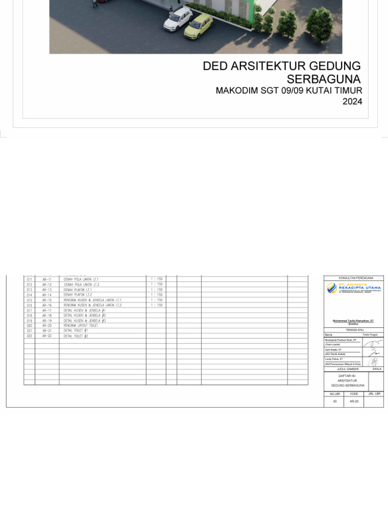 Ded Ars Gdg Serbaguna Rev 20125 - Fix | PDF