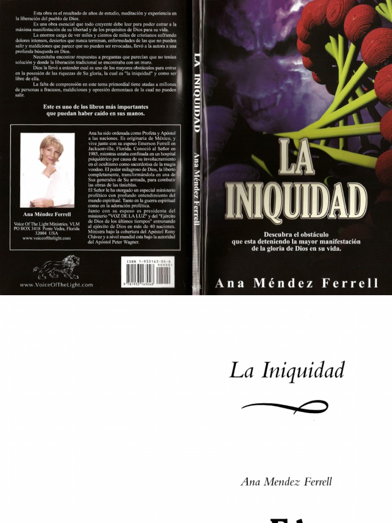 Libro, La Iniquidad | PDF
