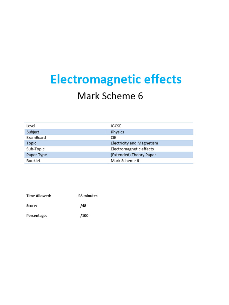 46.6-Electromagnetic-effects-CIE-IGCSE-Physics-Ext-Theory-Ms | PDF ...