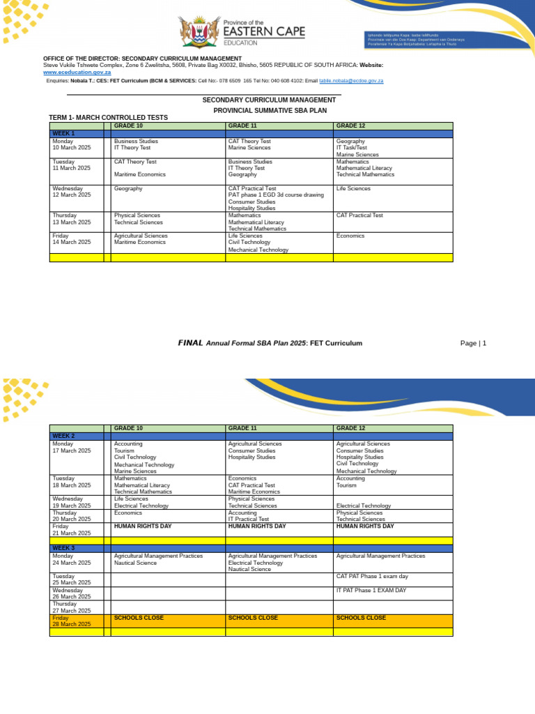 2 FROM ZIMASA SCMD Annual SBA Plan 2025 FINAL AS AT 8 MAY 2025 EDITED LANGUAGES | PDF | Science ...