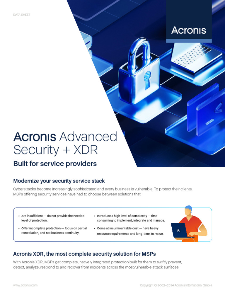 Data Sheet Advanced Security XDR EN US 240611 | PDF | Security ...