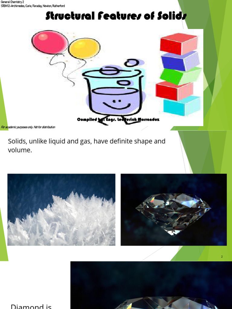GC2 - Structural Features of Solids | PDF | Solid | Ductility