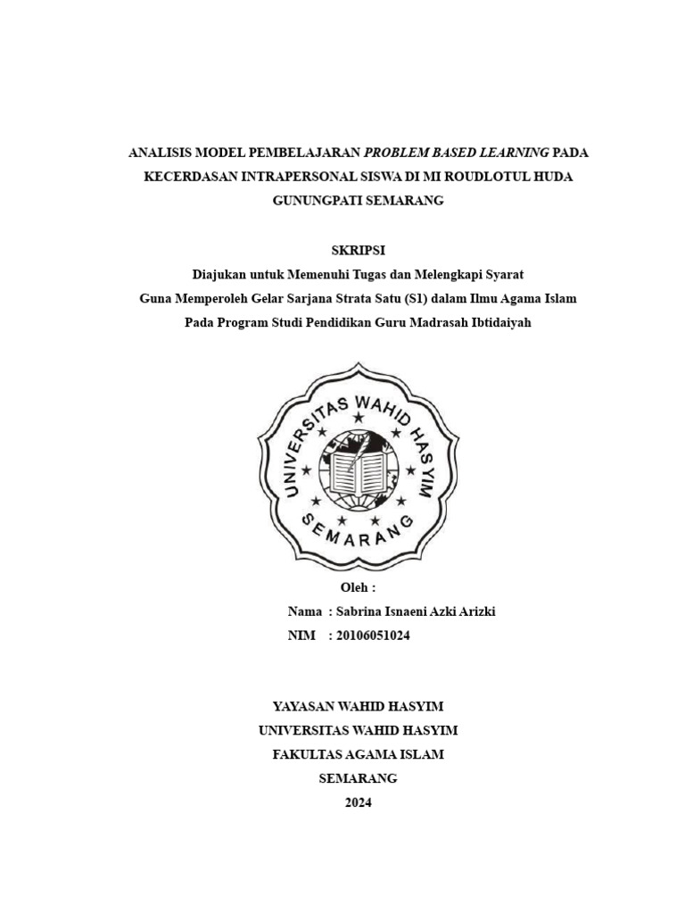 Skripsi Sabrina | PDF