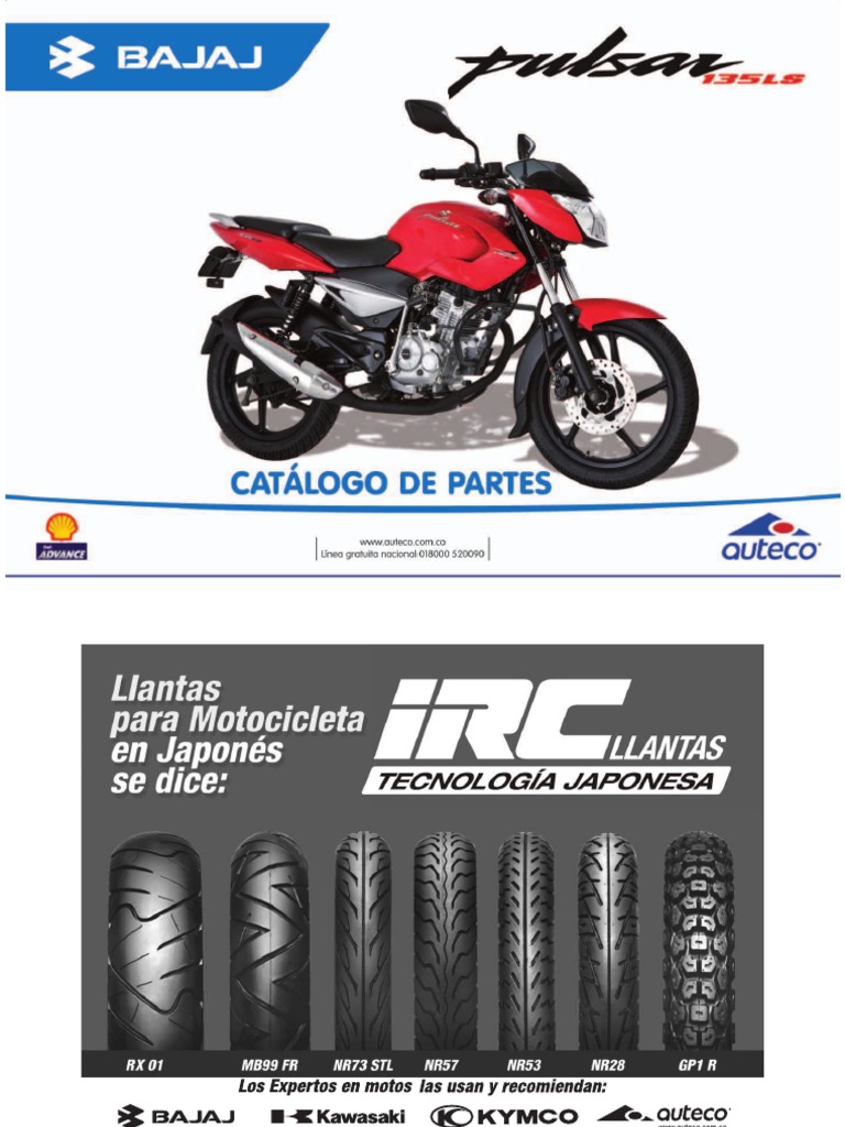 Manual De Partes Pulsar 180 GT PDF Partes De Vehículo, 47% OFF
