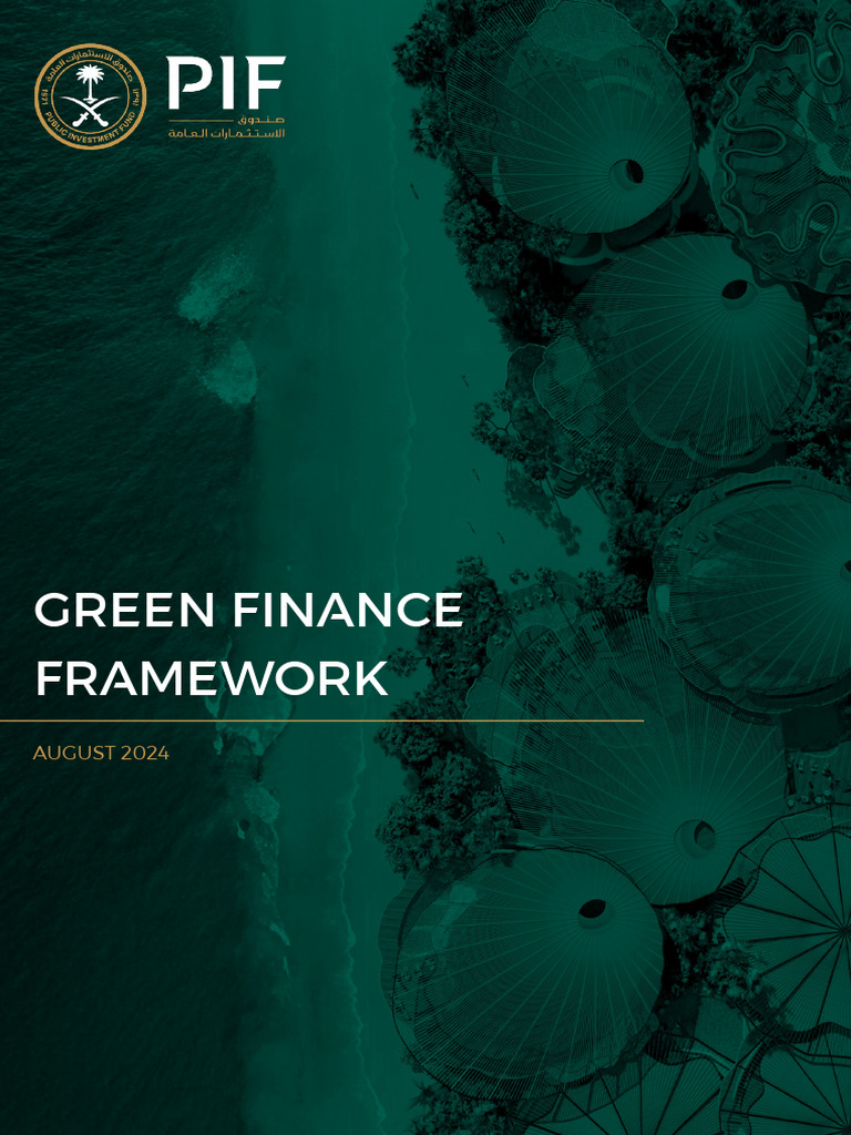 PIF - Green Finance Framework August 2024 | PDF | Economies