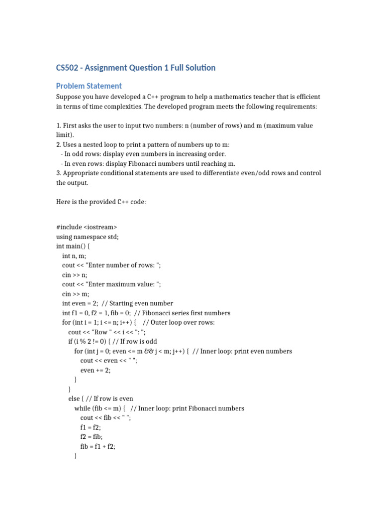 CS502 Assignment Q1 Full Solution | PDF | Programming Paradigms | Computer Programming