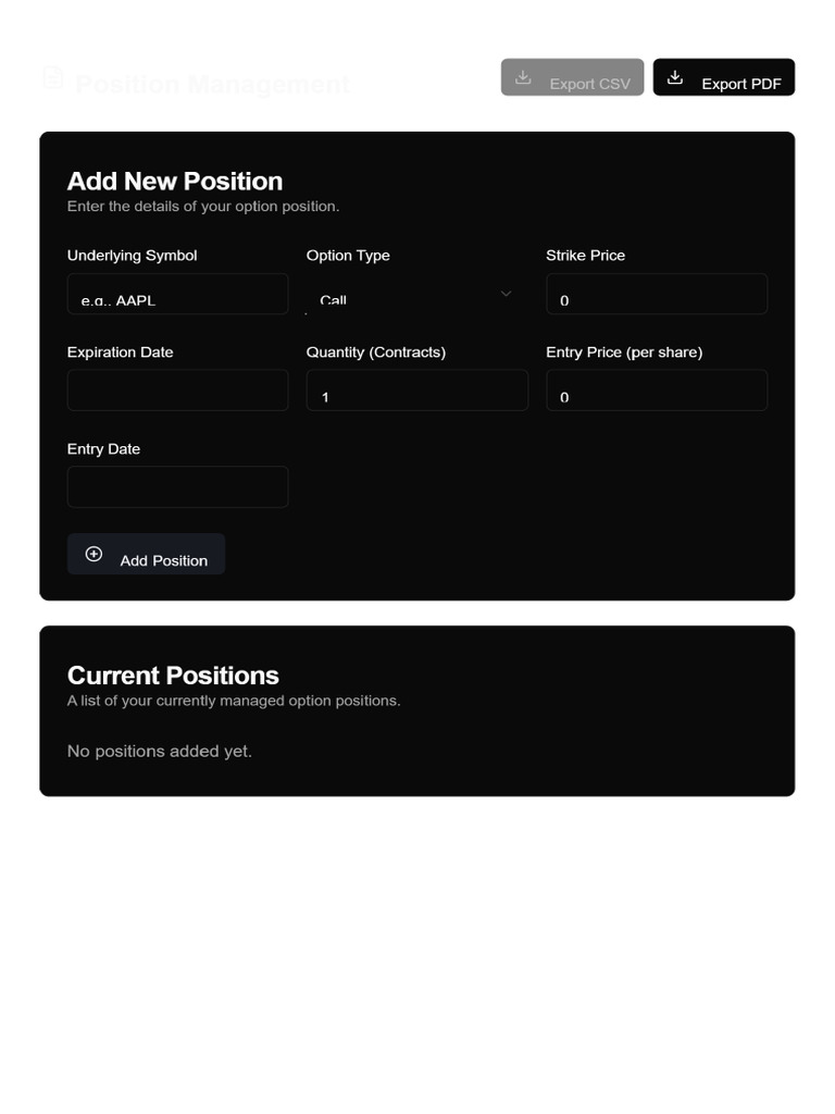 Option Positions Report 2025-05-21 | PDF