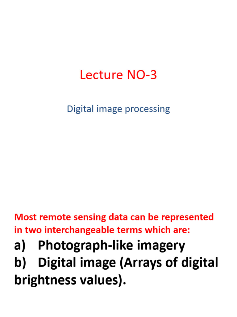Lecture NO-2-3-digital Image Processing | PDF | Digital Image | Image ...