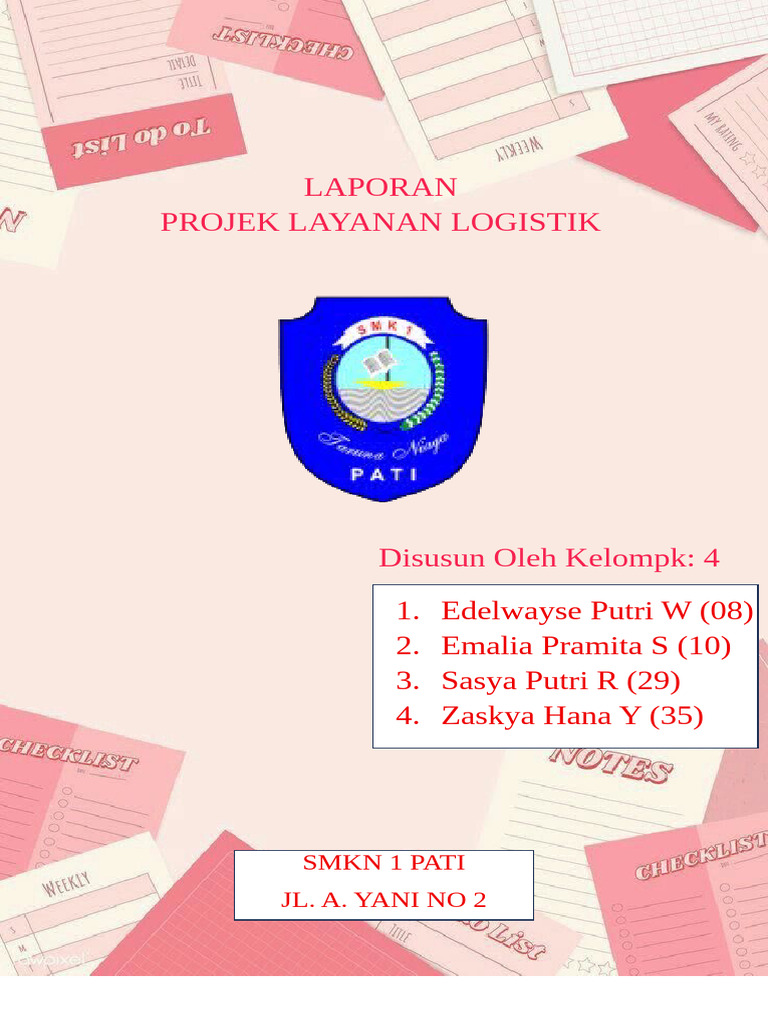 LAPORAN PROJEK LAYANAN LOGISTIK (08,10,29,35) | PDF
