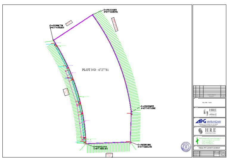 2657 TRIAL PIT LAYOUT AS BUILT | PDF