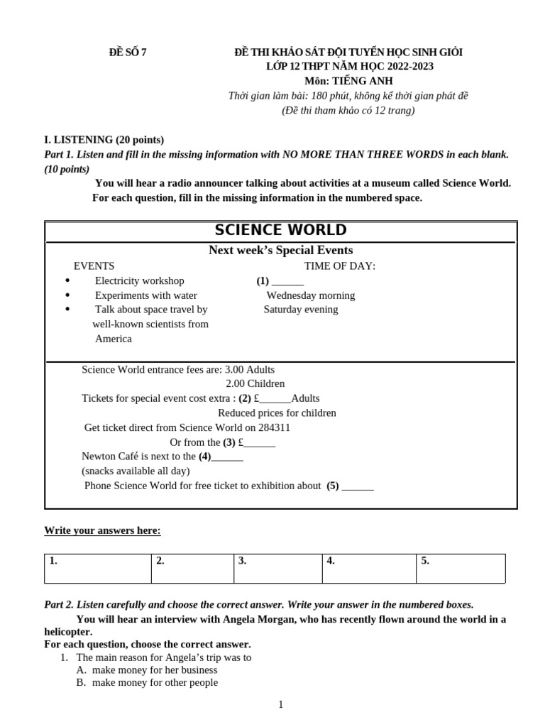 ĐỀ-KHẢO-SÁT-ĐỘI-TUYỂN-2021-SỐ-7.hs | PDF | Agriculture | Smart Grid