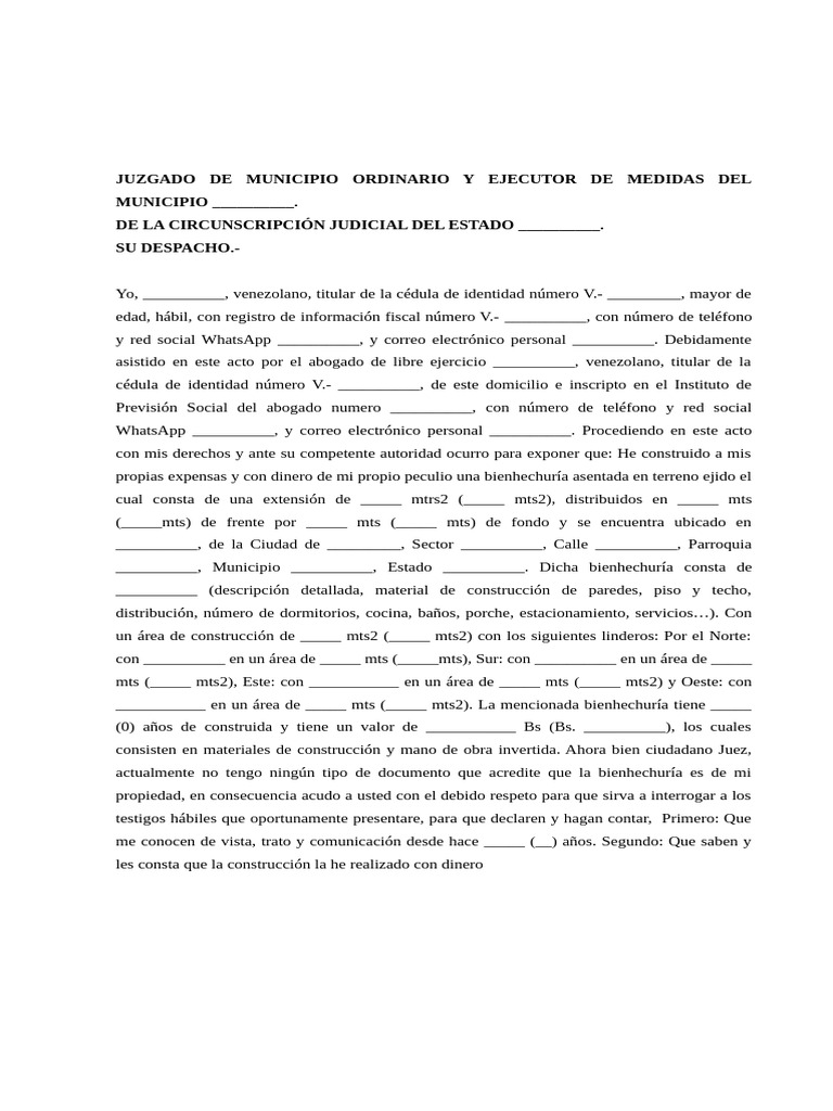 E. - Modelo de Titulo Suletorio | PDF