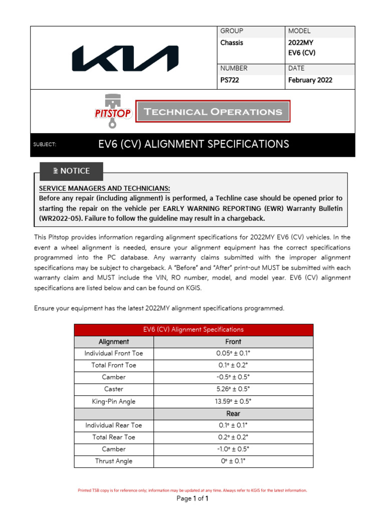 Wheel Alignment Specs | PDF | Transport Economics | Vehicle Industry