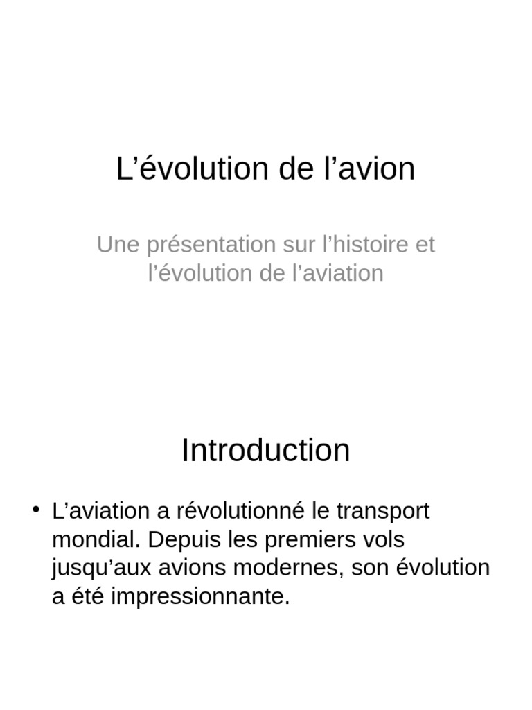 Evolution Avion Updated | PDF