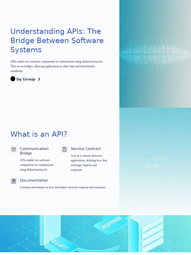 Understanding APIs The Bridge Between Software Systems | PDF | Soap | Server (Computing)