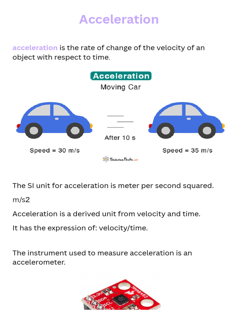 Acceleration 2 | PDF