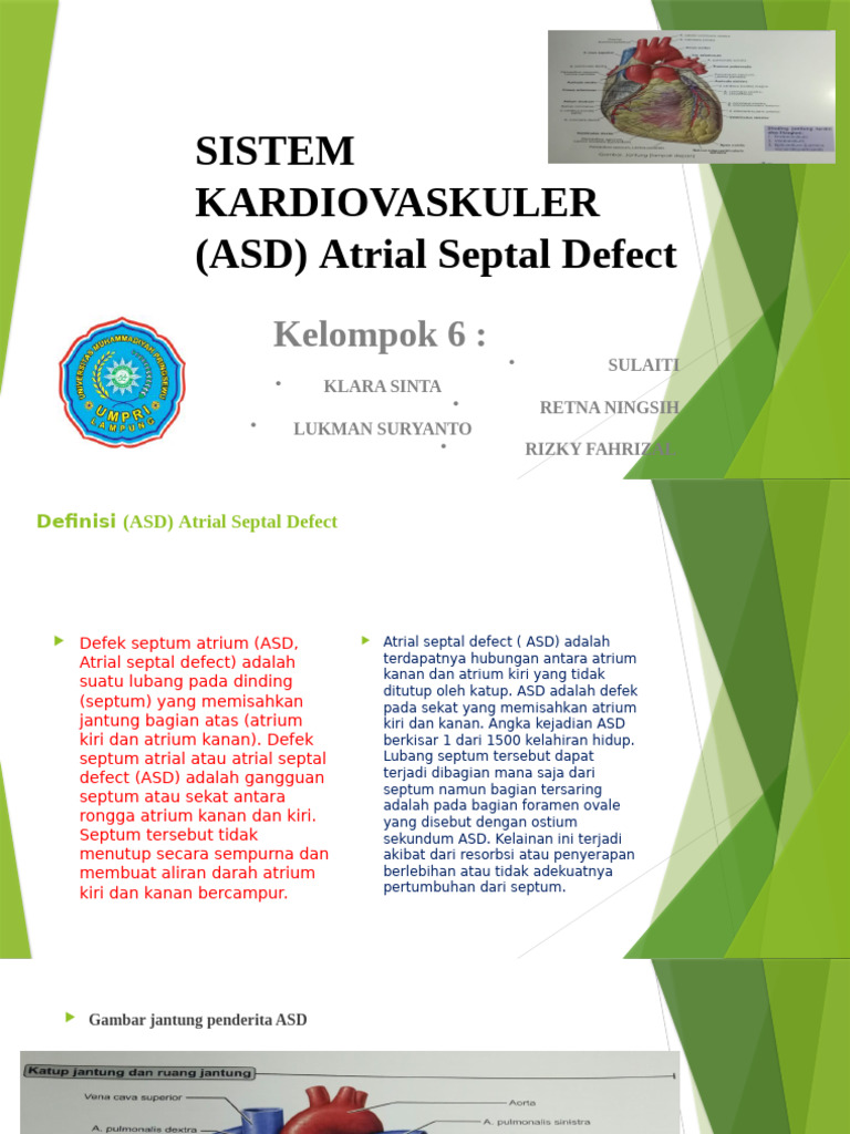 Definisi dan Penanganan ASD Jantung | PDF