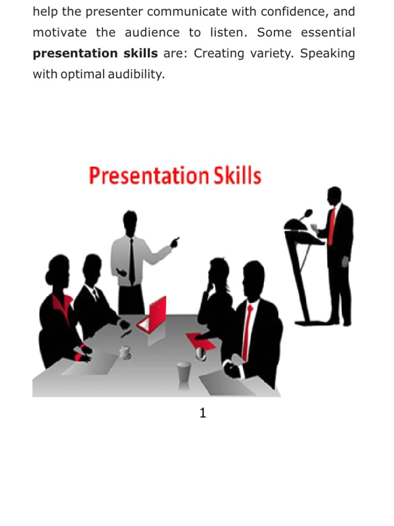 Presentation Skills | PDF