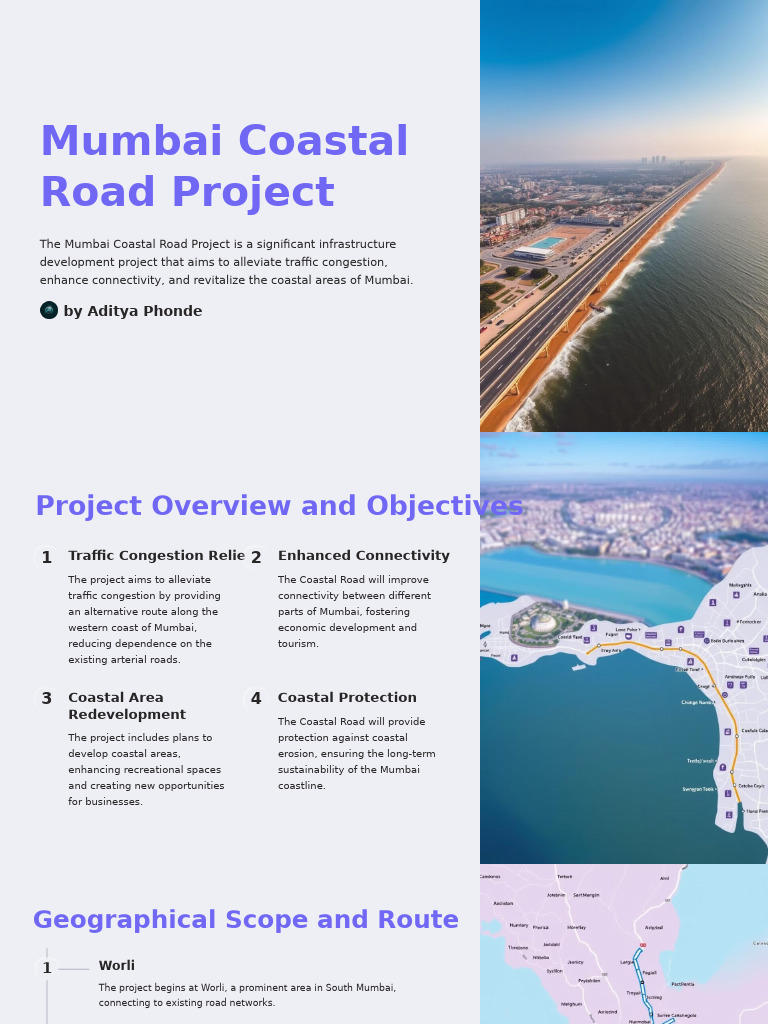 Mumbai Coastal Road Project 1 | PDF | Mumbai | Infrastructure