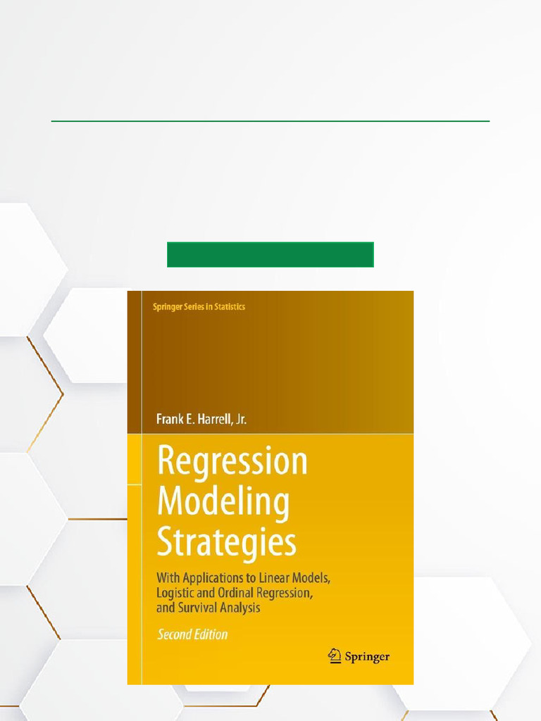 Regression Modeling Strategies, 2nd Ed. | PDF | Regression Analysis ...