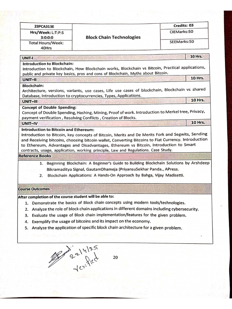 Block Chain Technologies | PDF