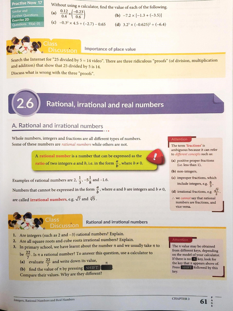 Understanding Rational and Irrational Numbers | PDF | Numbers ...